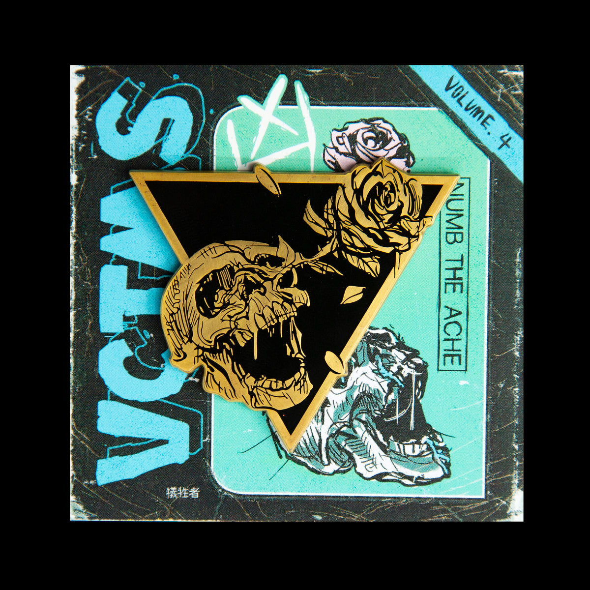 VCTMS - "Numb the Ache" Lapel Pin – Pincore Merchandise